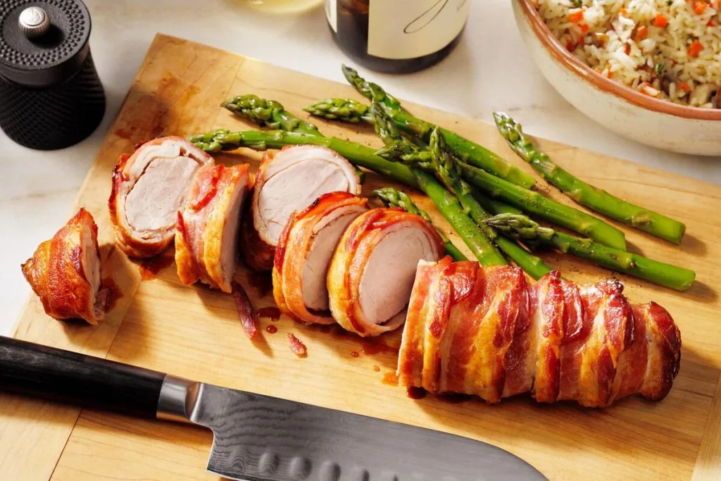 Lombo de porco enrolado em bacon: delicioso e muito fácil de fazer ...