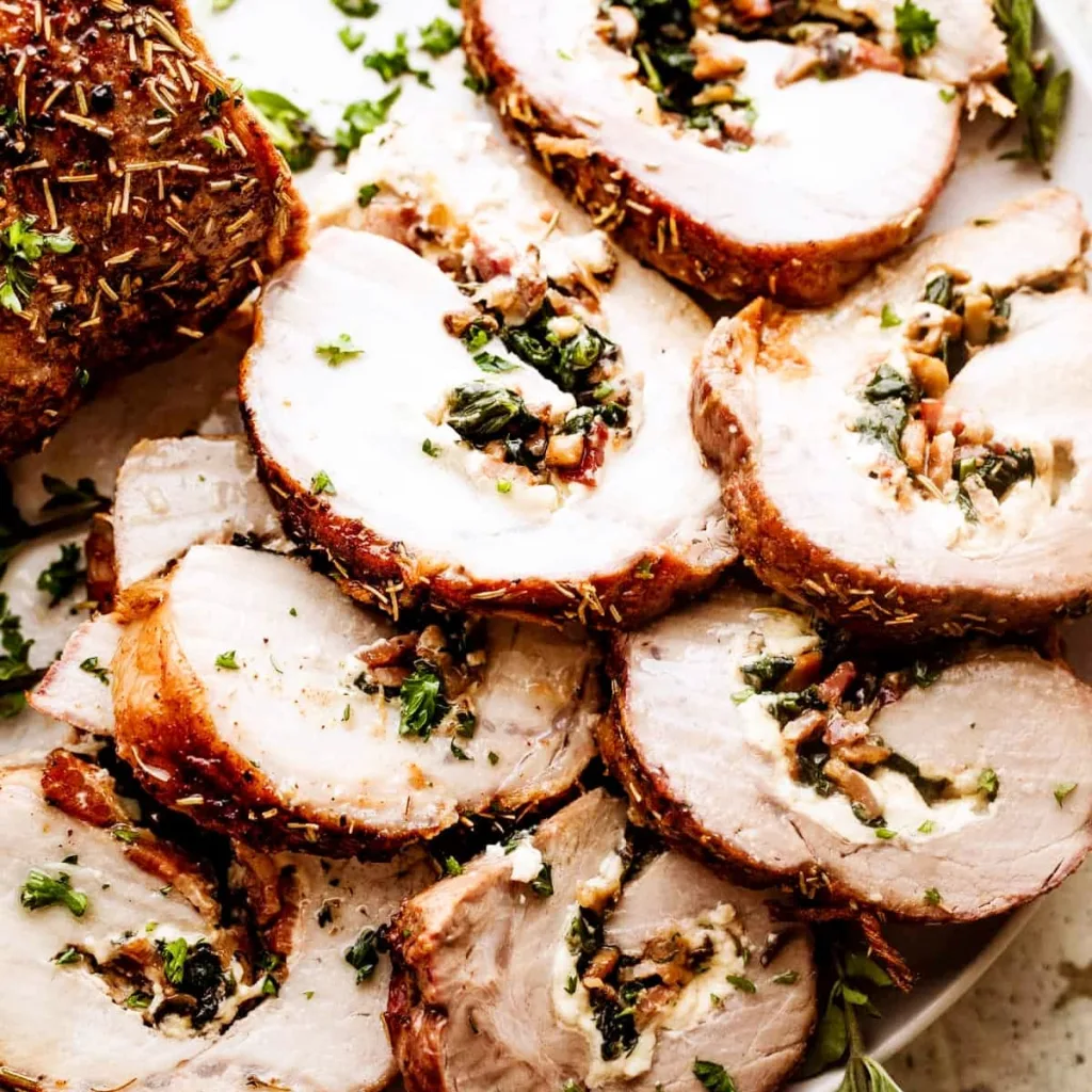 Lombo de porco recheado com bacon: delicioso e muito fácil de fazer ...